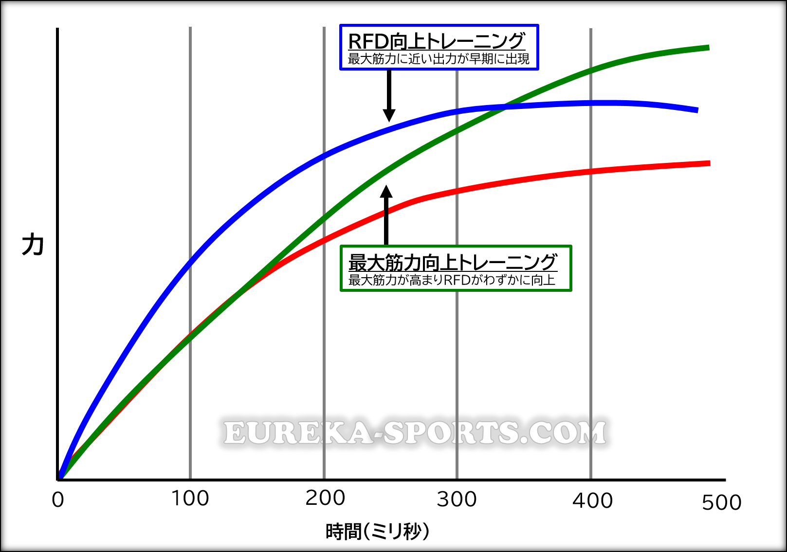 力の立ち上がり速度（RFD）とは？パフォーマンス向上に直結するトレーニング方法 | ユリーカスポーツ